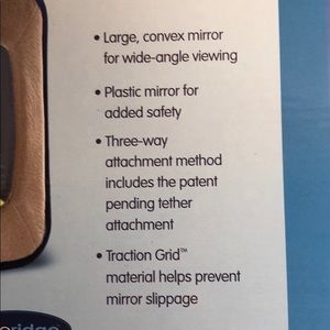 safefit | Other | Baby Insite Large Back Seat Infant Mirror Convex ...